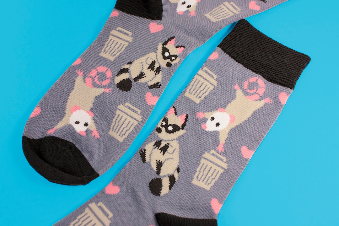 Garbage Pals Crew Socks - Etsy