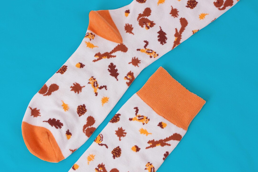 Harvest Friends Crew Socks - Etsy