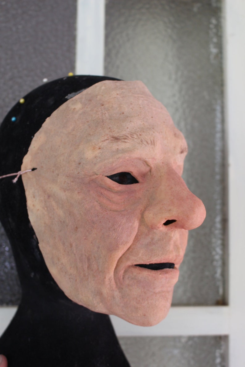 Old Man/old Woman Mask Realistic Old Person Costume - Etsy