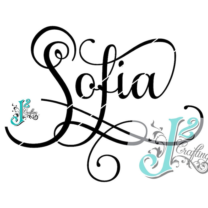 Sofia - SVG / EPS / PNG - Cut File - Etsy Ireland