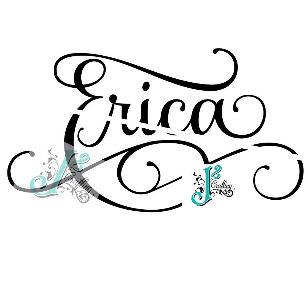 Erica 1 - SVG / EPS / PNG - Cut File - Etsy