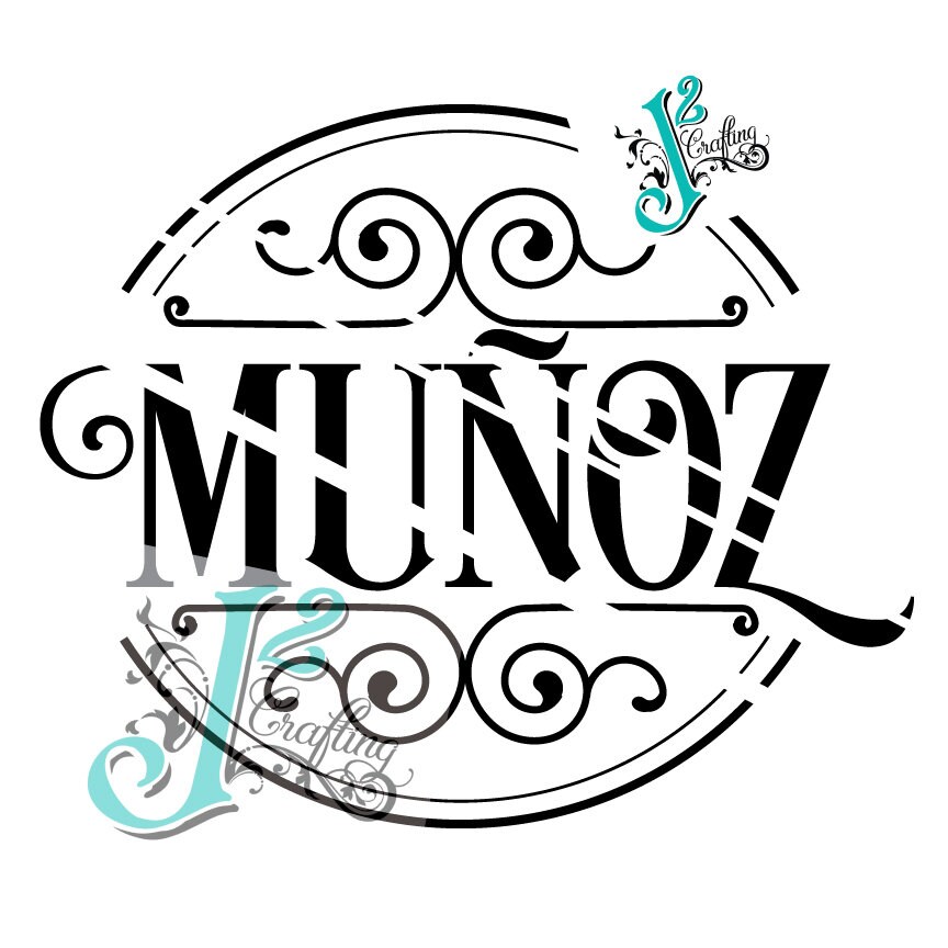 Munoz SVG / EPS / PNG Cut File - Etsy
