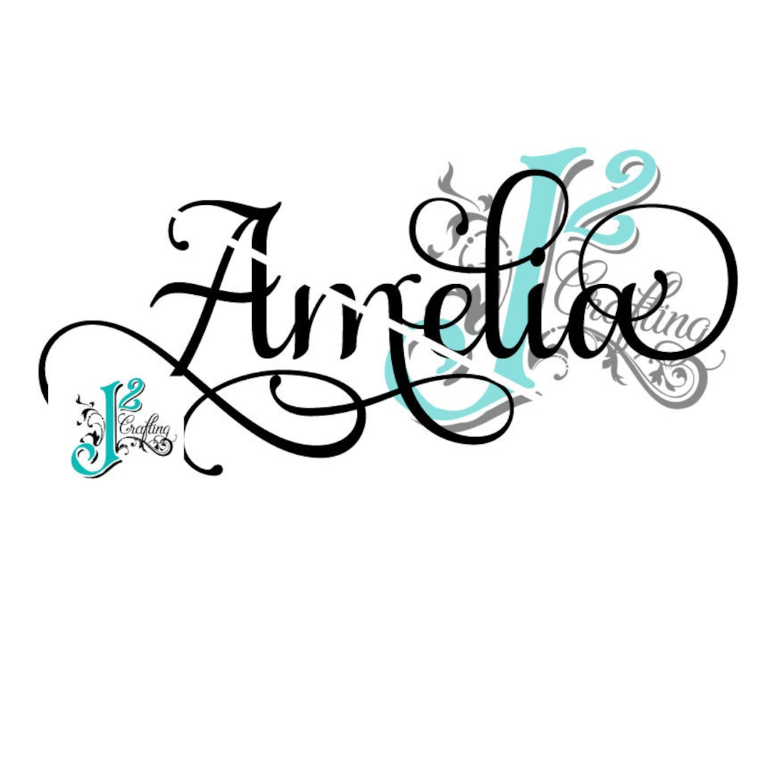 Amelia - SVG / EPS / PNG - Cut File - Etsy