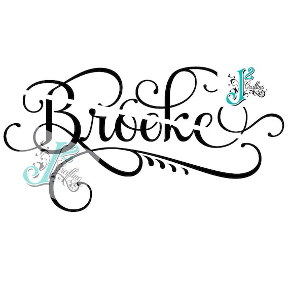 Brooke Name Logo