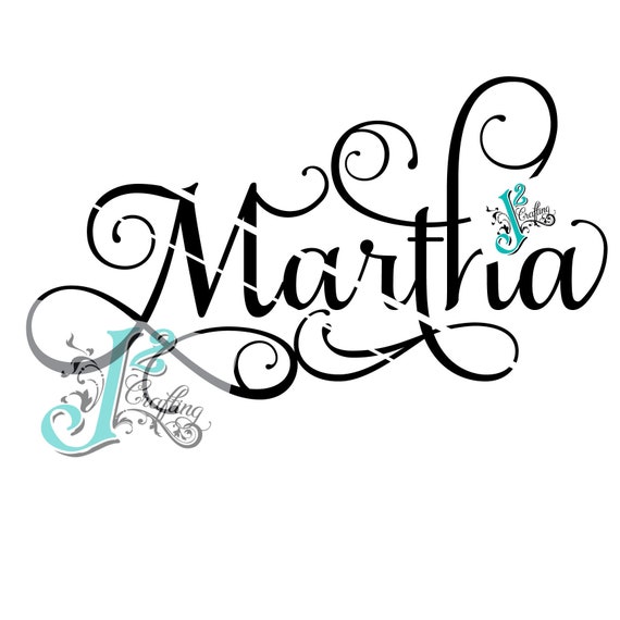 Martha SVG / EPS / PNG Cut File - Etsy Israel