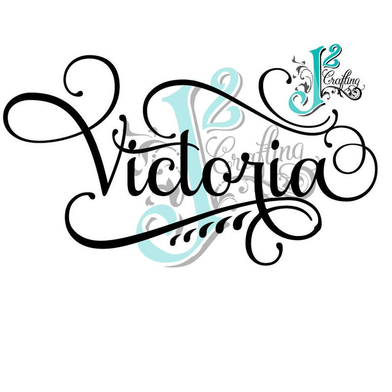 Victoria SVG / EPS / PNG cut file | Etsy