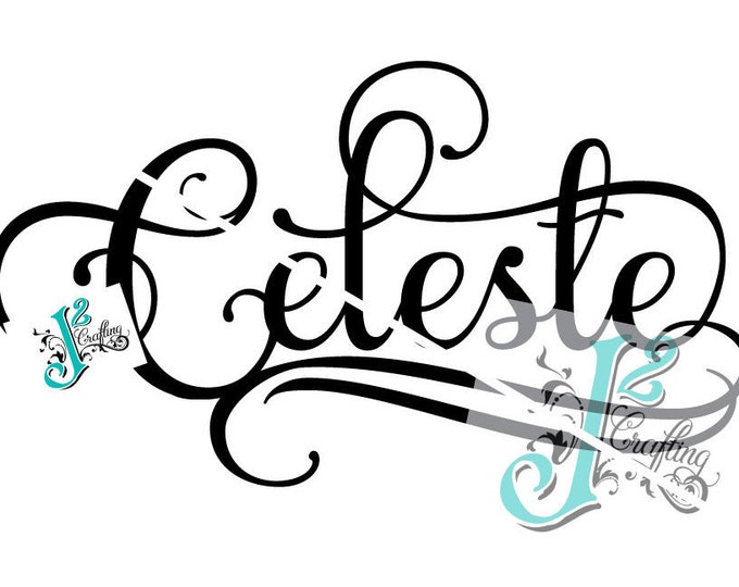 Celeste Video Game Svg Celeste Cut Out Logo Svg Alphabet Svg Celeste ...