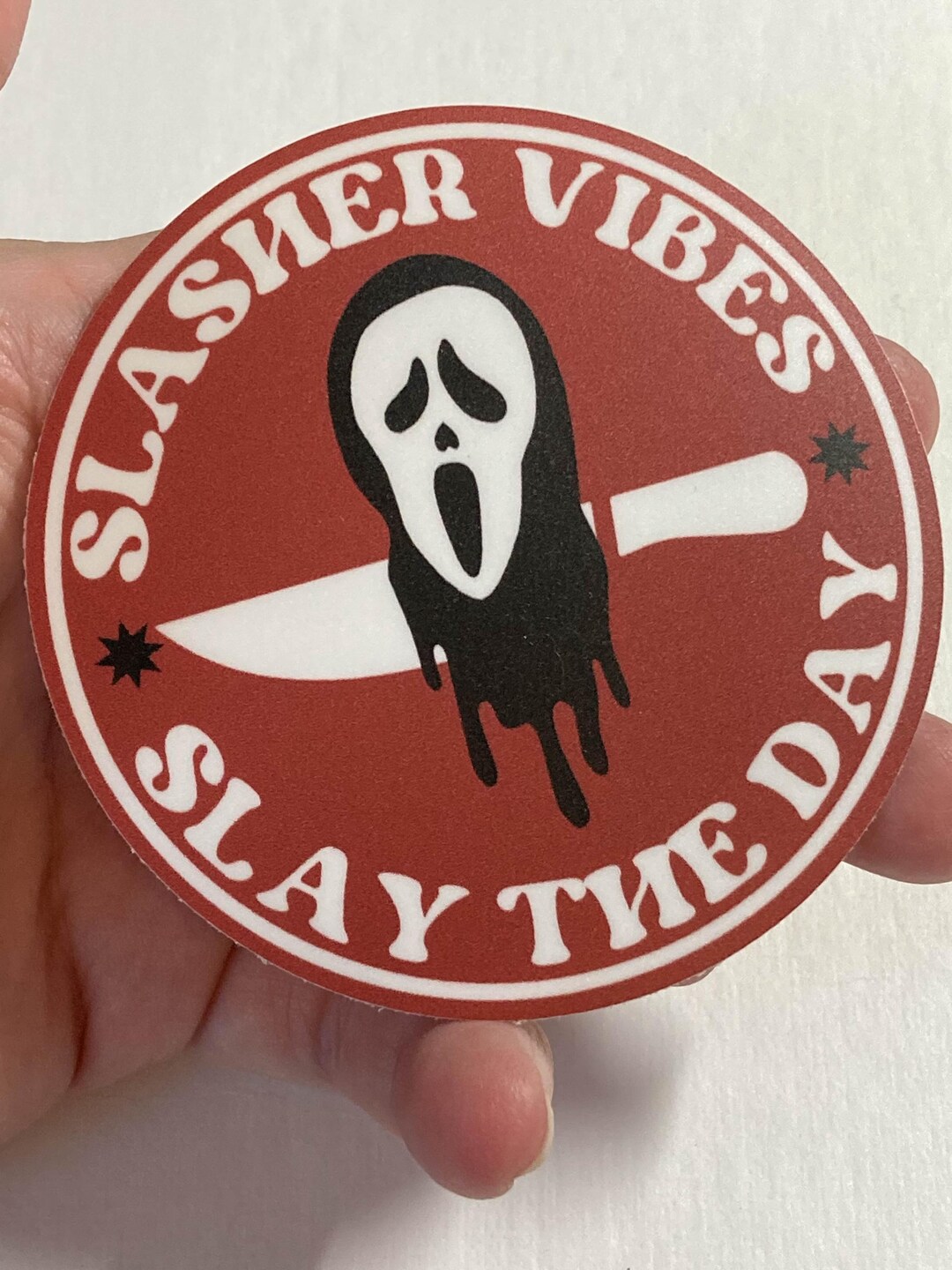 Scream Ghost Face Ghostface Slasher Horror Movie Spooky Scary Vinyl ...