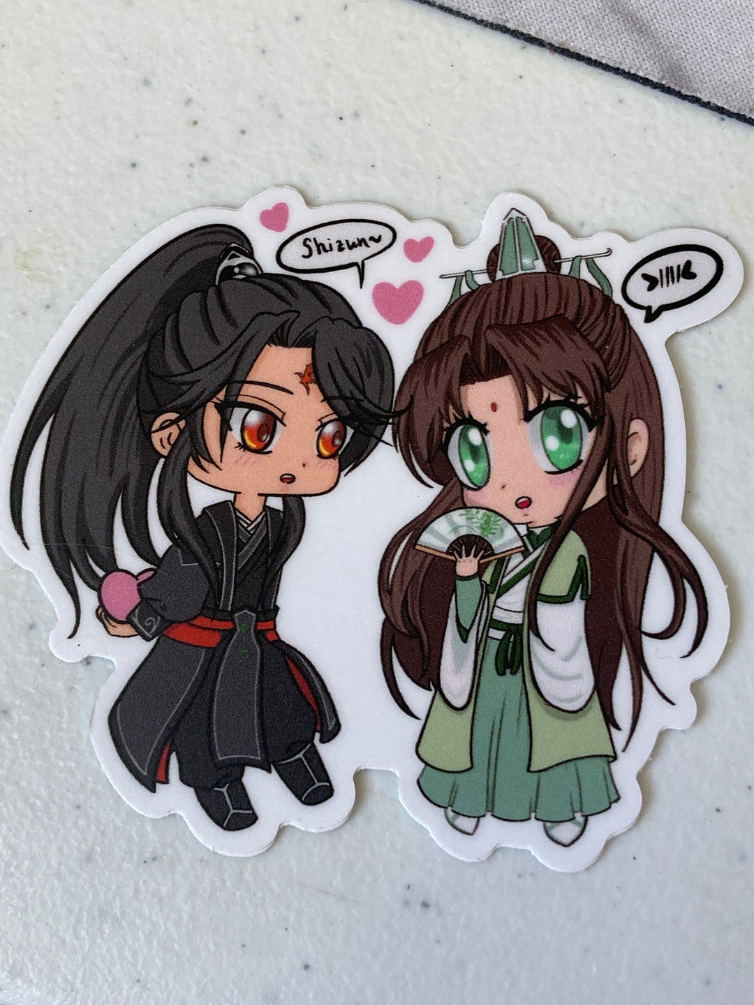 Bingqiu Chibi Vinyl Sticker, SVSSS Scumbag System Decal - Etsy