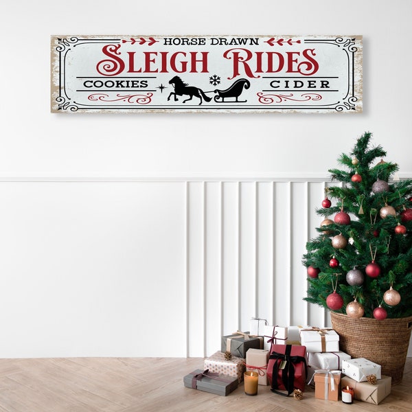 Sleigh Ride Sign - Etsy