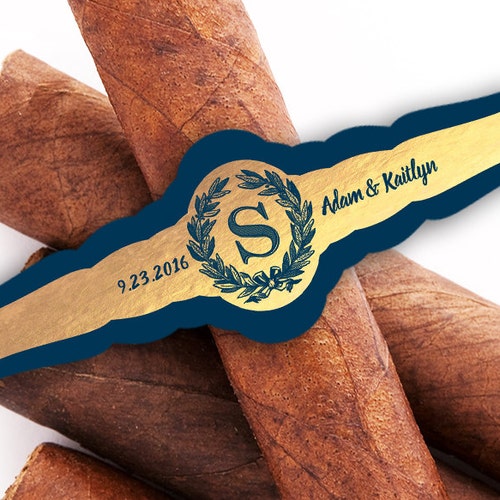 Custom Cigar Bands Wedding Cigar Labels Cigar Bar - Etsy