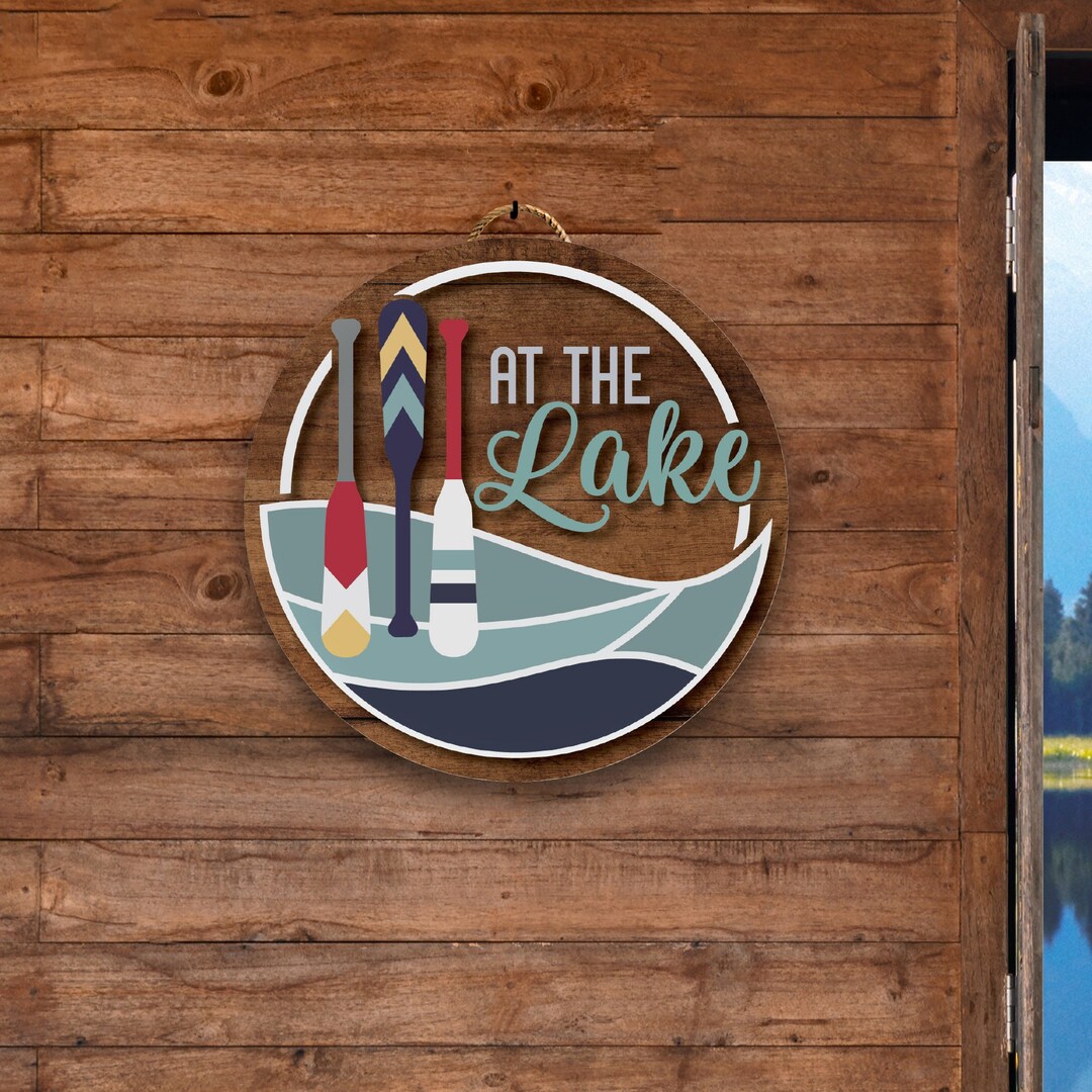 Lake House Decoration, Lake Sign, Front Door Decor, Sign for Lakehouse ...