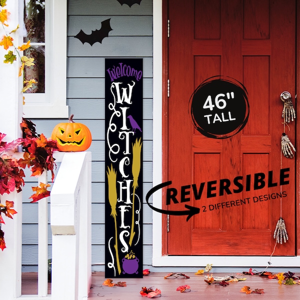 Halloween Porch Sign - Etsy
