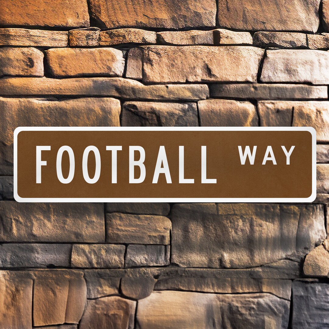Football Metal Sign, Football Fan, Football Gift, Football Player ...