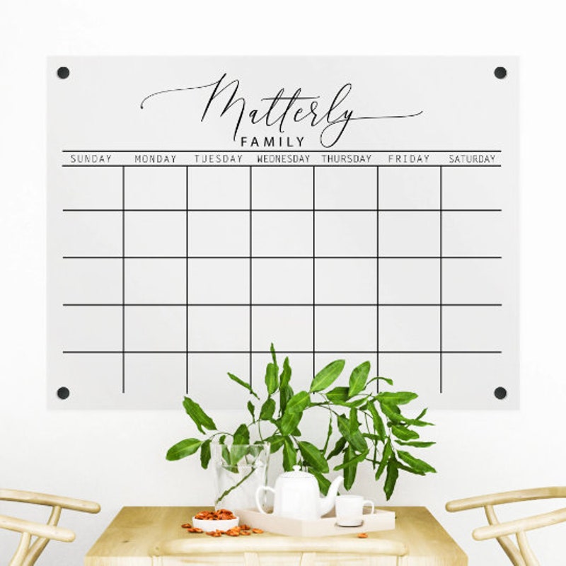 Extra Large Wall Calendar - Etsy