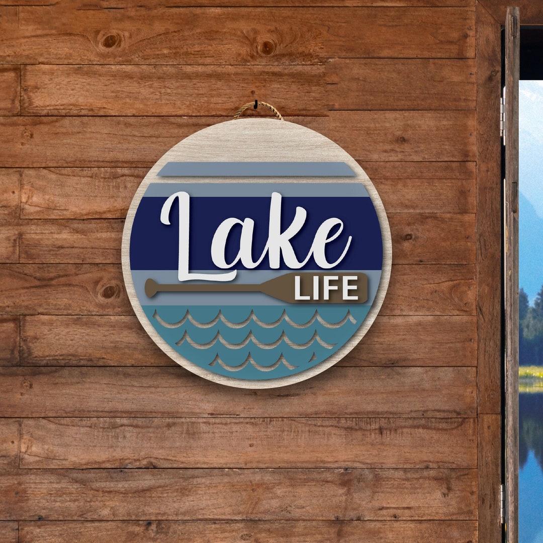 Lake Life, Lake House Decor, Lake House Gift, Lake Cabin, Lake Home ...