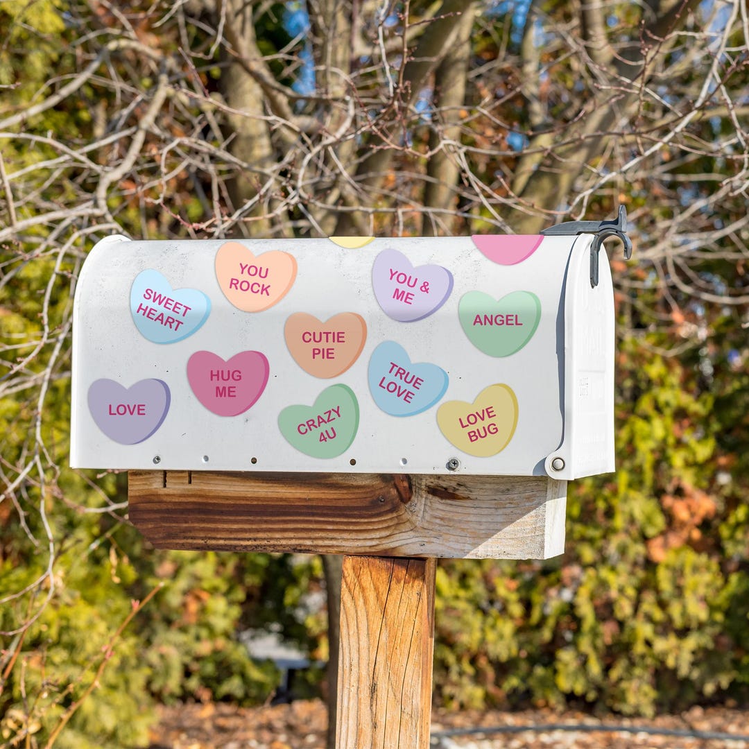 Decoration Mailbox Valentine Magnets, Outdoor Valentines Day Decor ...