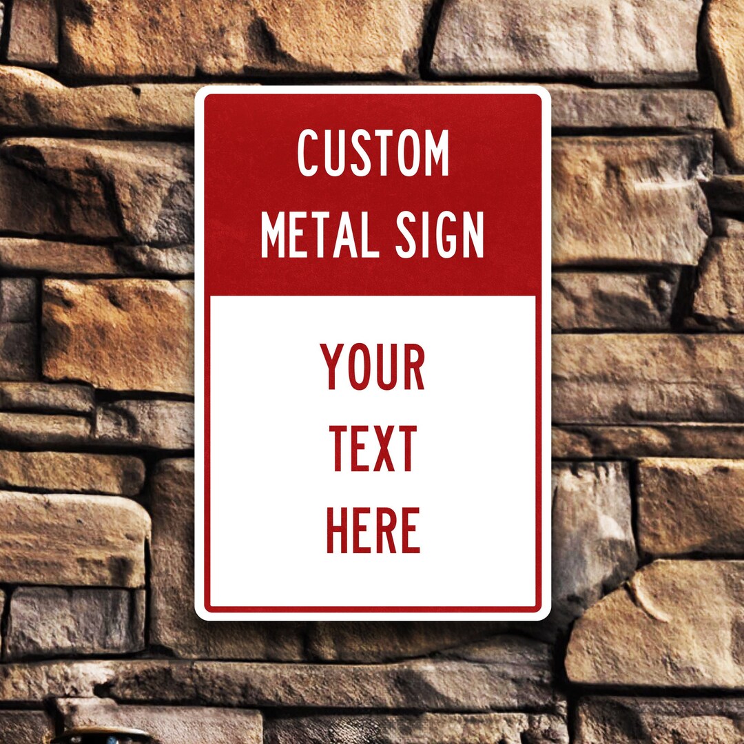 Custom Parking Sign, Reserved Parking, Mancave Gift, Custom Metal Sign ...