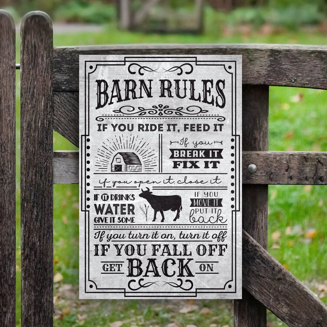 Barn Sign, Farmhouse Sign, Farmhouse Barn, Barn Decorations, Barn Wall ...
