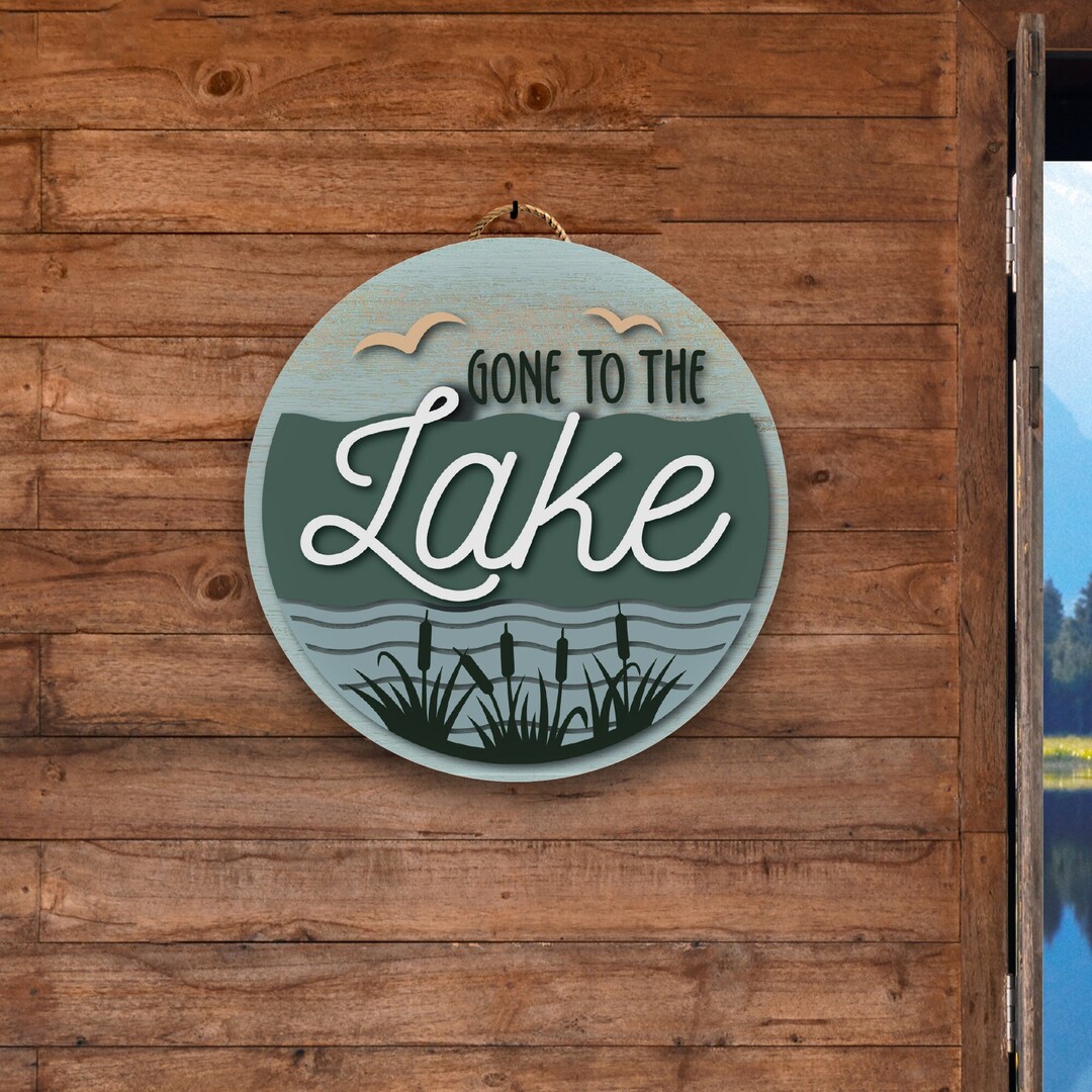 Lake Home Sign, Summer Lake House Sign, Lakehouse Sign, Lake Life ...