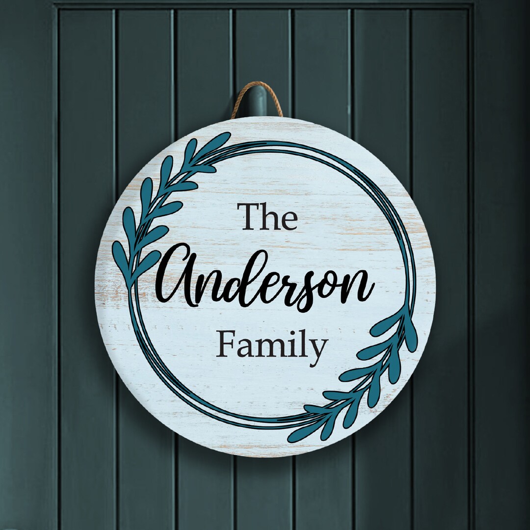 Last Name Sign, Last Name Gift, Family Name Sign, House Warming Gift ...