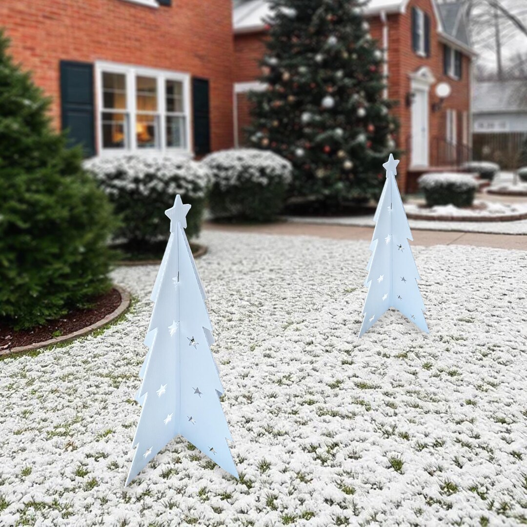 Christmas Decorations Outdoor Tree, Winter Decoration, Holiday Yard ...