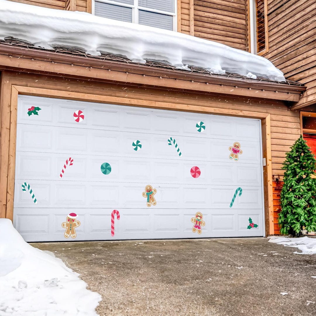 Christmas Magnet Decor, Peppermint Candy Decoration, Holiday Outdoor ...