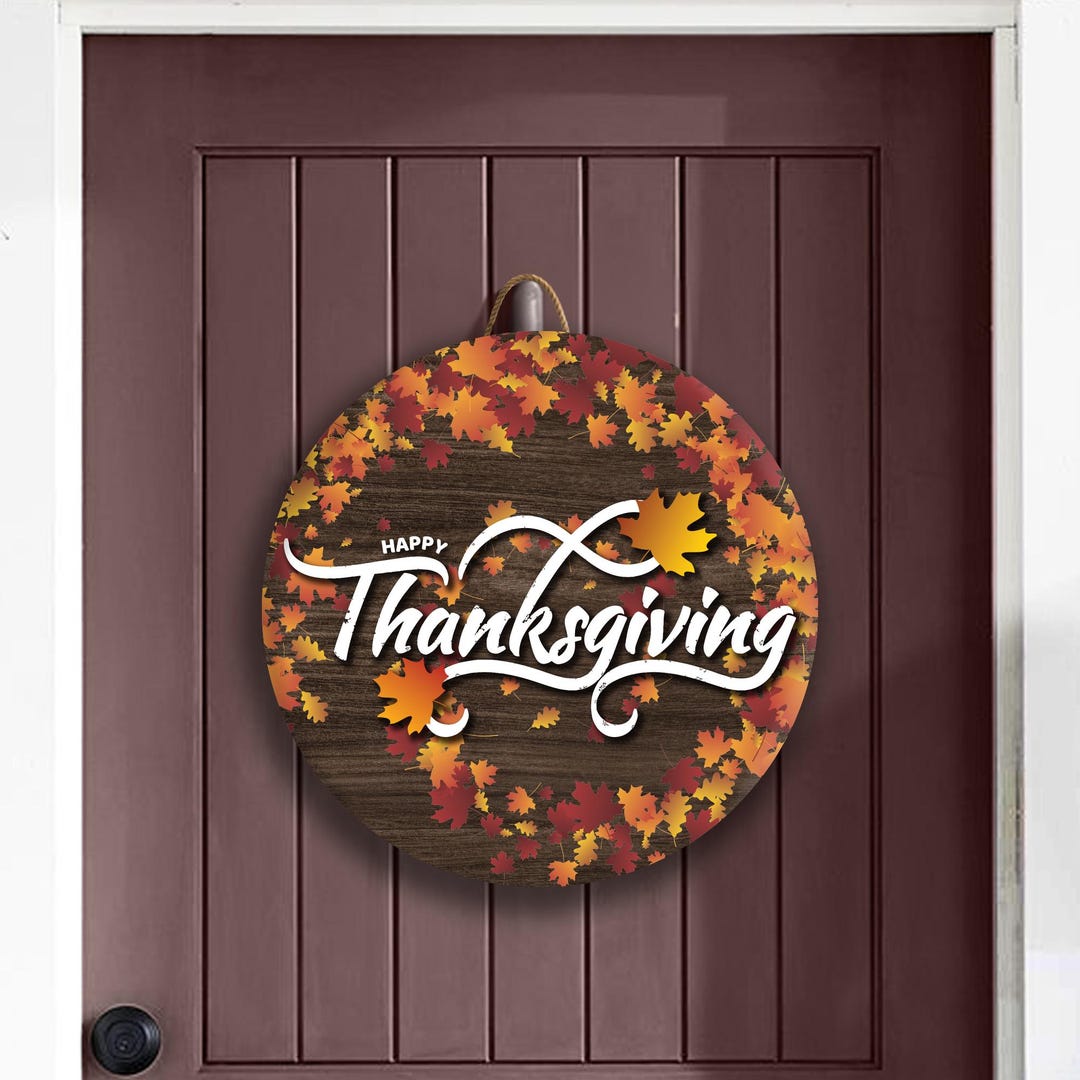 Thanksgiving Decor, Fall Decorations, Autumn Door Sign - Etsy
