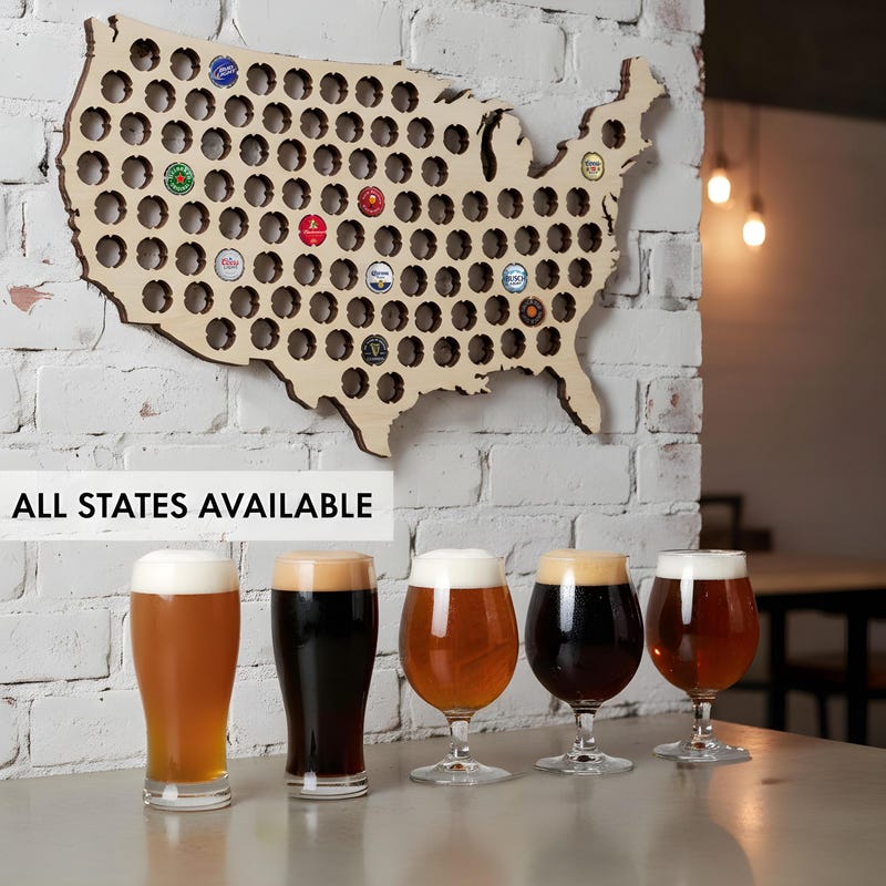 Beer Bottle Cap Collection - Etsy