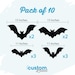 Hanging Bats, Halloween Bat Decoration, Outdoor Decorations, Spooky ...