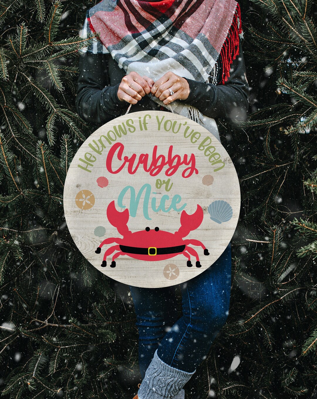 Beach House Sign, Christmas at the Beach, Coastal Christmas, Beach ...