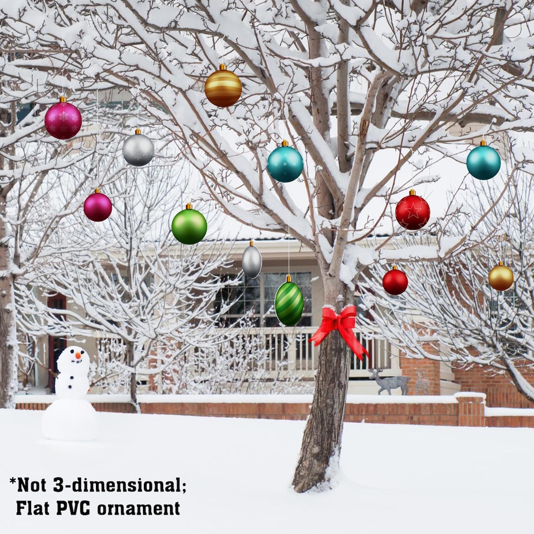 Outdoor Hanging Ornament, Christmas Decorating, Tree Yard Decorations ...