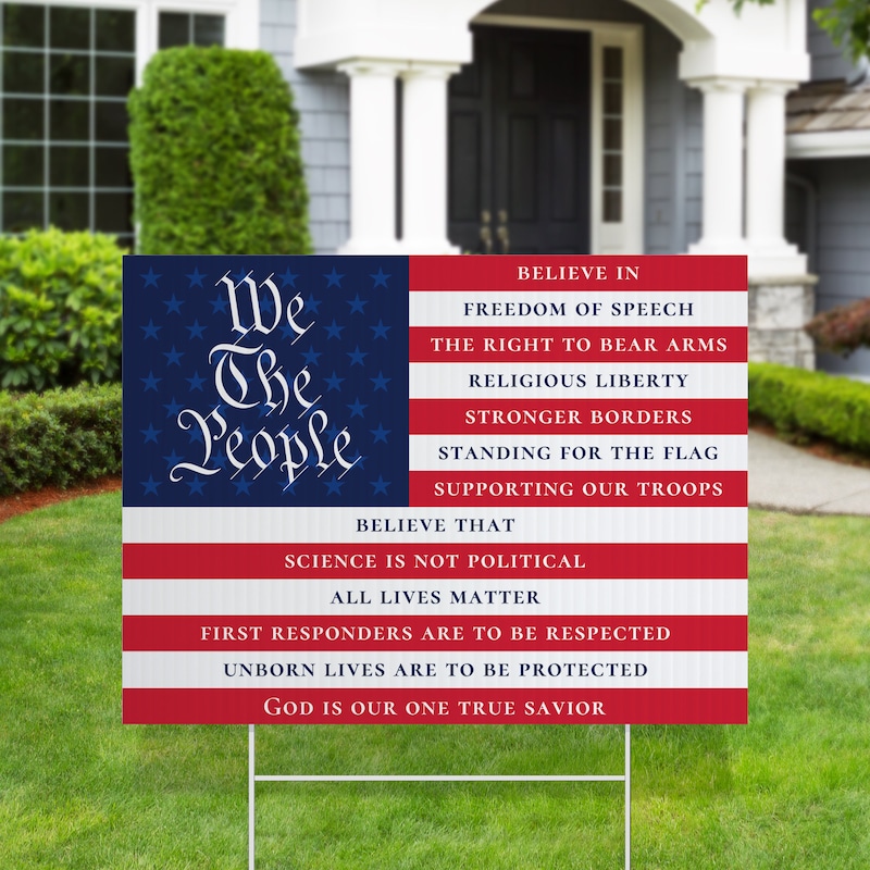 Constitution Yard Signs - Etsy
