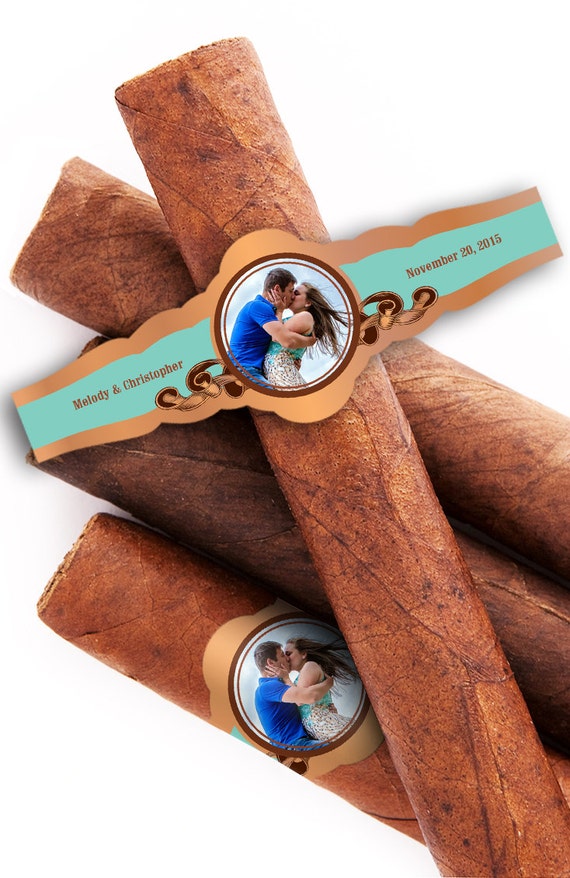 Custom Cigar Bands - Wedding Cigar Labels - Photo by iCustomLabel ...