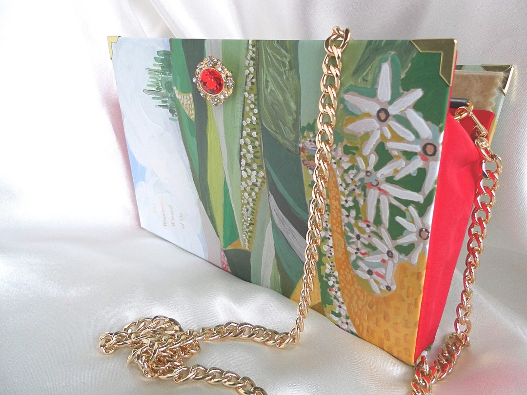 Book Clutch Purse the Wizard of OZ Crossbody Book Bag - Etsy