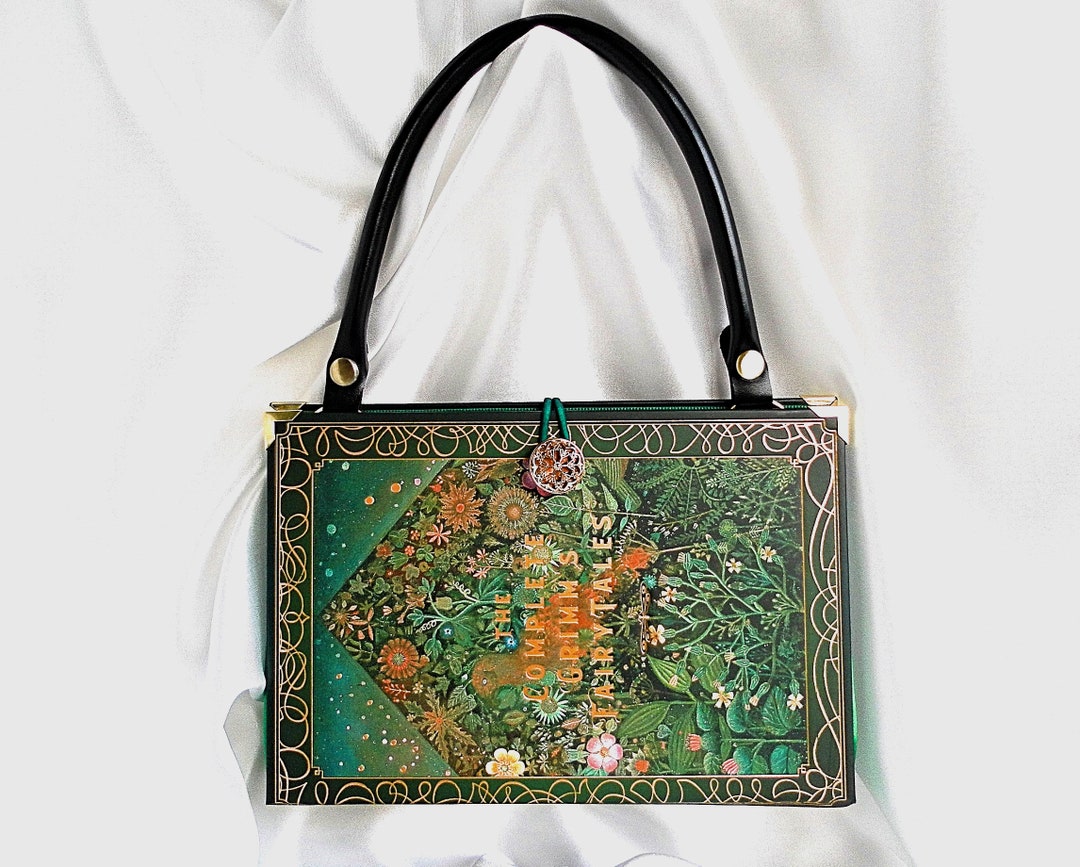 Book Handbag Brothers Grimm, Crossbody Bag, Fairy Tale Handbag, Book ...