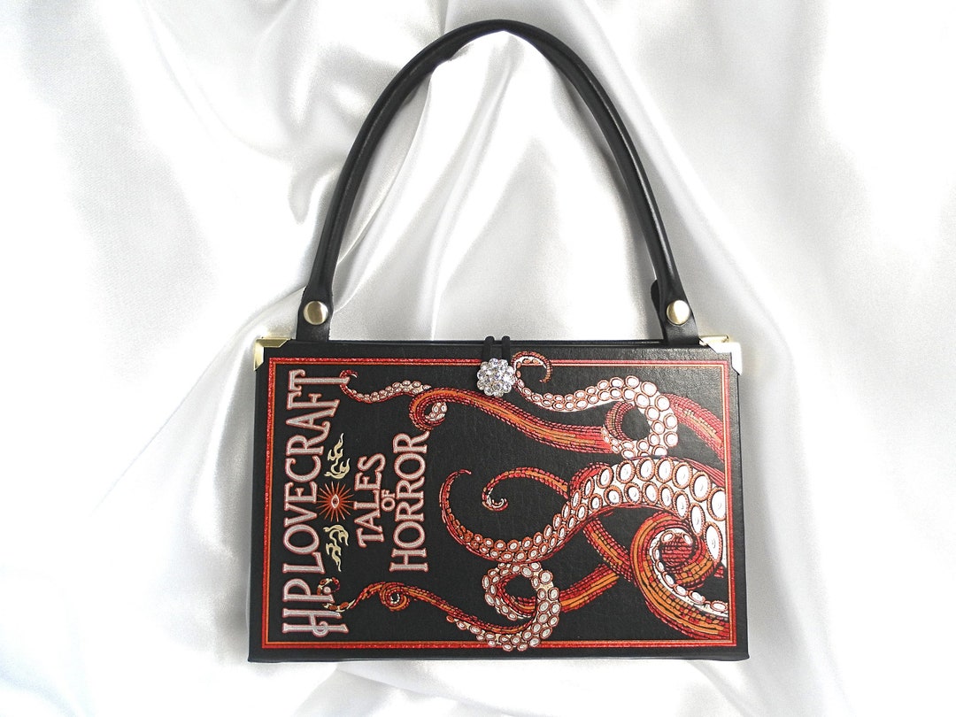 HP Lovecraft Book Purse Handbag Mothers Day Crossbody Clutch Dark ...