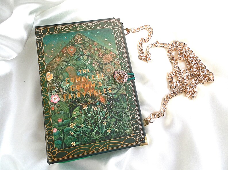 Book Handbag Brothers Grimm, Crossbody Bag, Fairy Tale Handbag, Book ...