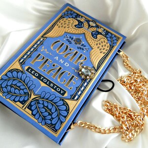 Crossbody Bag War and Peace Book Clutch Purse Book Wallet - Etsy