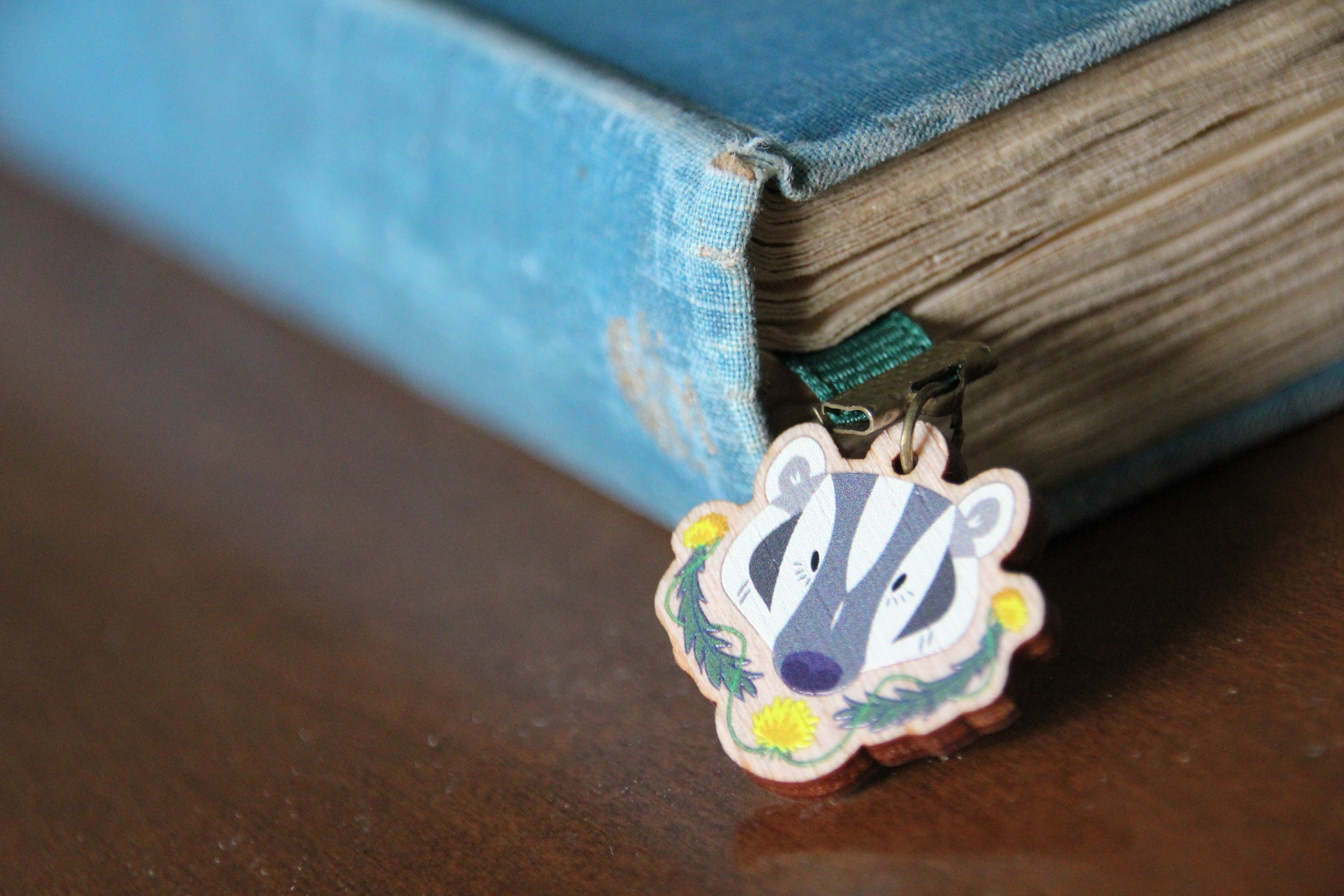 Woodland Creatures Bookmark Badger | Etsy