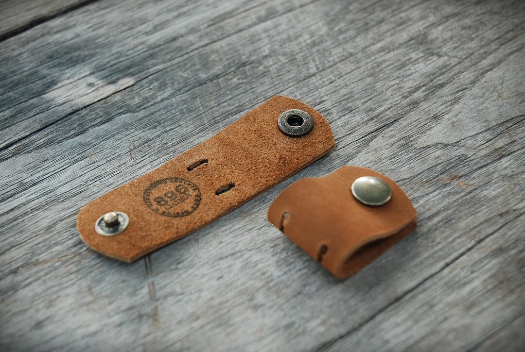 Handmade Leather Cable Holderleather Cord Cable Organizer - Etsy