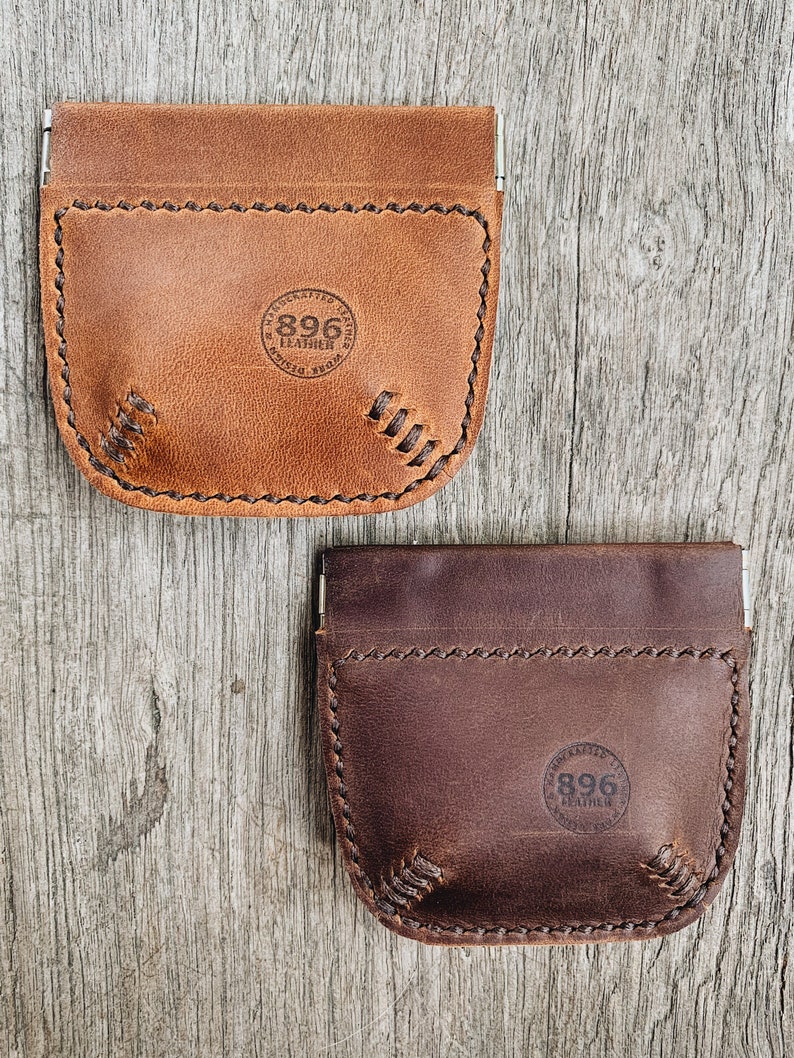 Little Leather Squeeze Pouch Coin Pouch. price for 1 Pcs. - Etsy