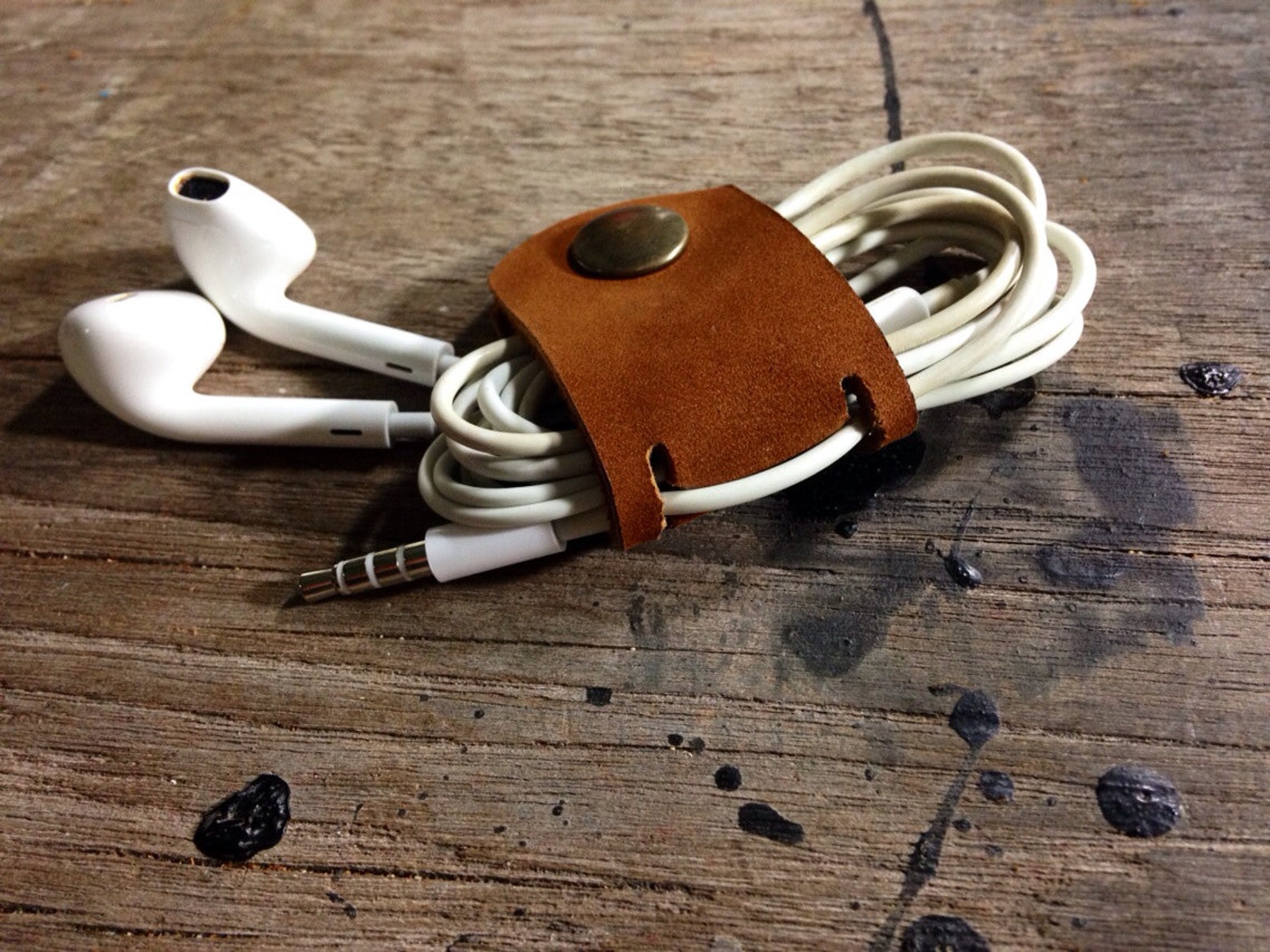 Handmade Leather Cable Holderleather Cord Cable Organizer - Etsy