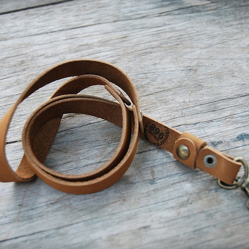 Handmade Leather Lanyard Leather Keychain Leather Key Strap - Etsy