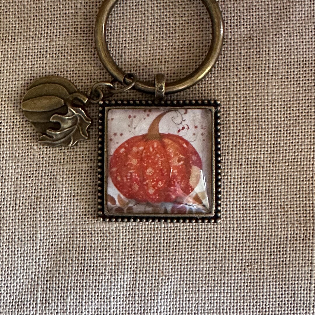 Tiramasu Pumpkin Thread Keep | Scissor Fob | Zipper Pull | Needleminder ...