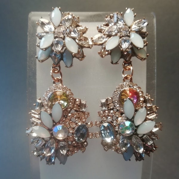 Ice Blue Earrings - Etsy