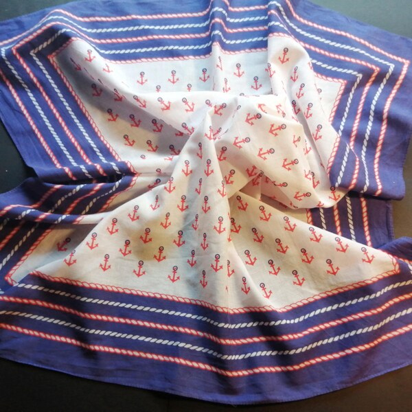 Nautical Scarf - Etsy