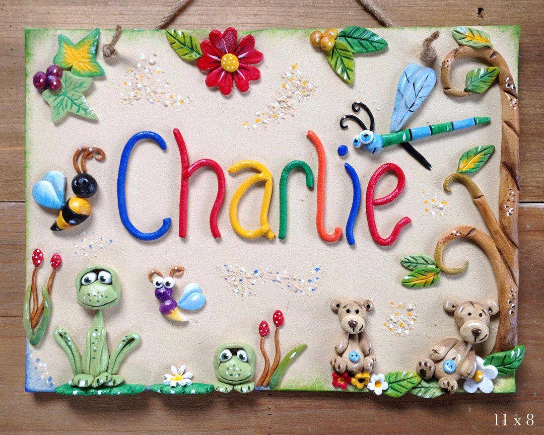 Children's Memorial Plaque - Ceramic Stoneware Sign Custom Made and ...