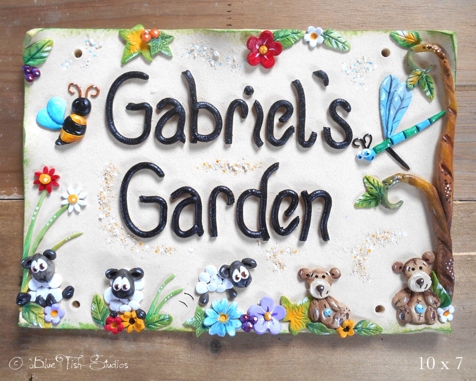 Children's Memorial Plaque Ceramic Stoneware Sign Custom - Etsy