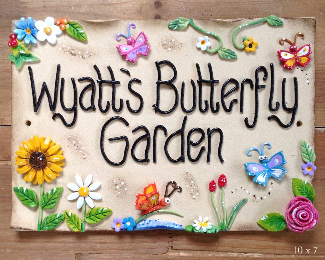 Children's Memorial Sign - Ceramic Stoneware Plaque Custom Made and ...